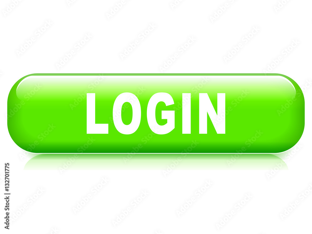login button on white background Stock Vector | Adobe Stock