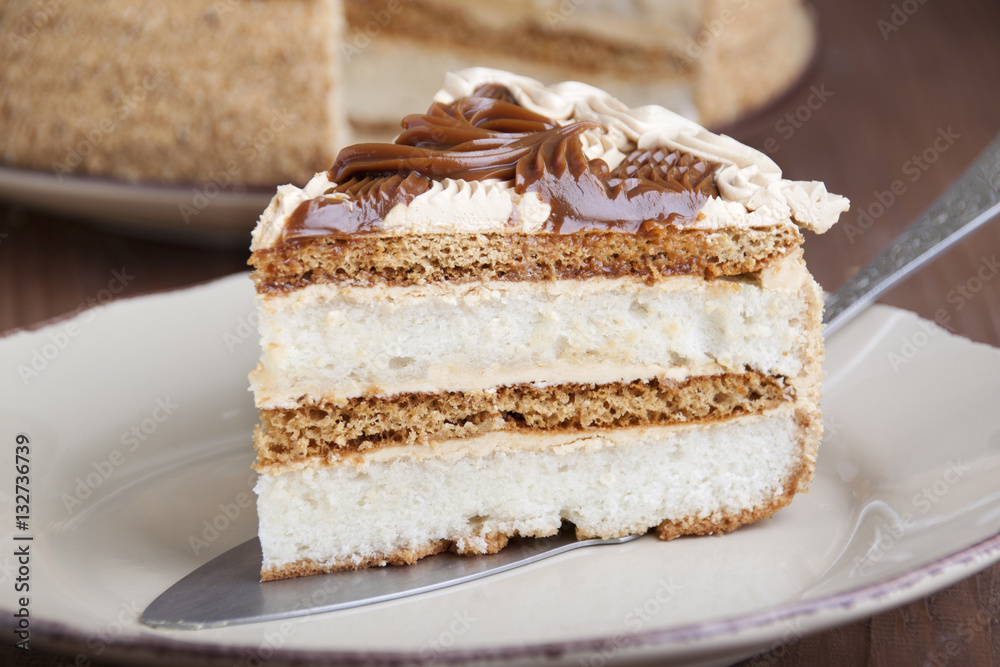 Sponge cake Stock Photo | Adobe Stock