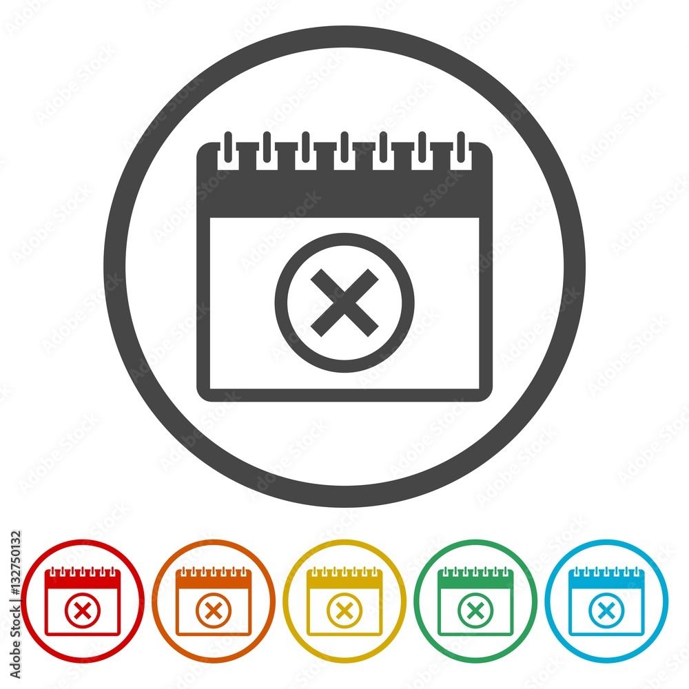 Planning calendar vector icon, Calendar Icon Stock Vector | Adobe Stock