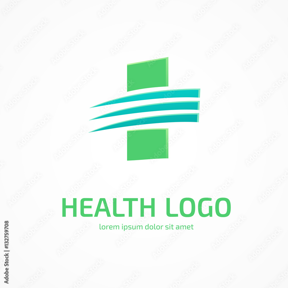 Logo design abstract medical vector template Stock Vector | Adobe Stock
