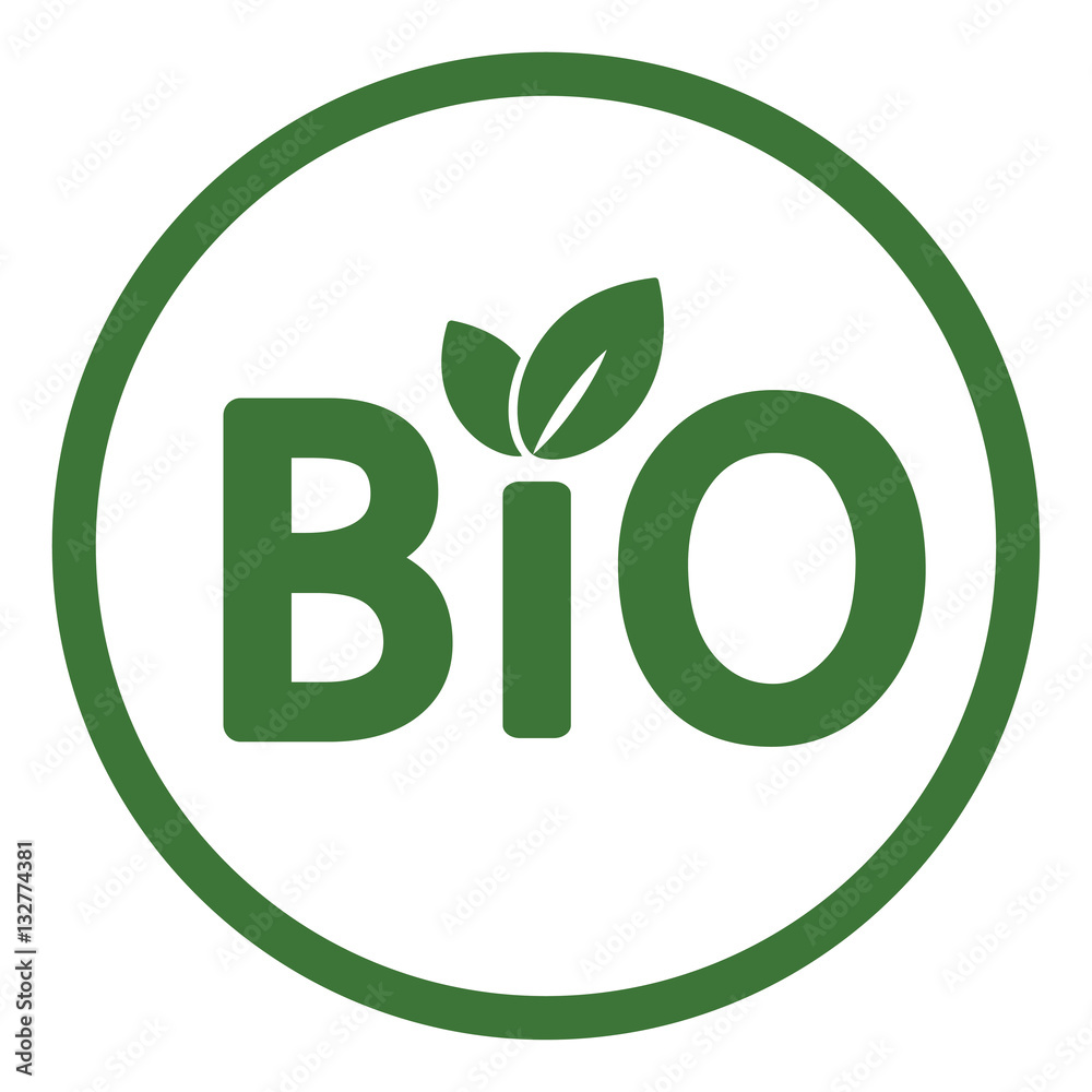 bio sign character biology emblem label word icon simple in circle ...