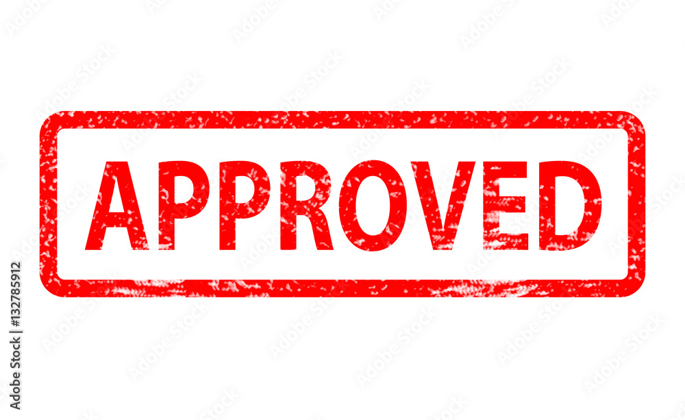 approved stamp on white background. approved stamp sign. Stock Photo ...