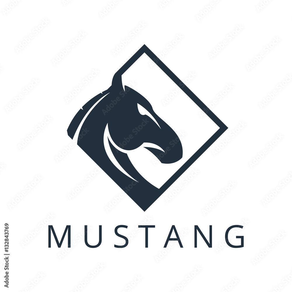 Ford Mustang Logo Vector