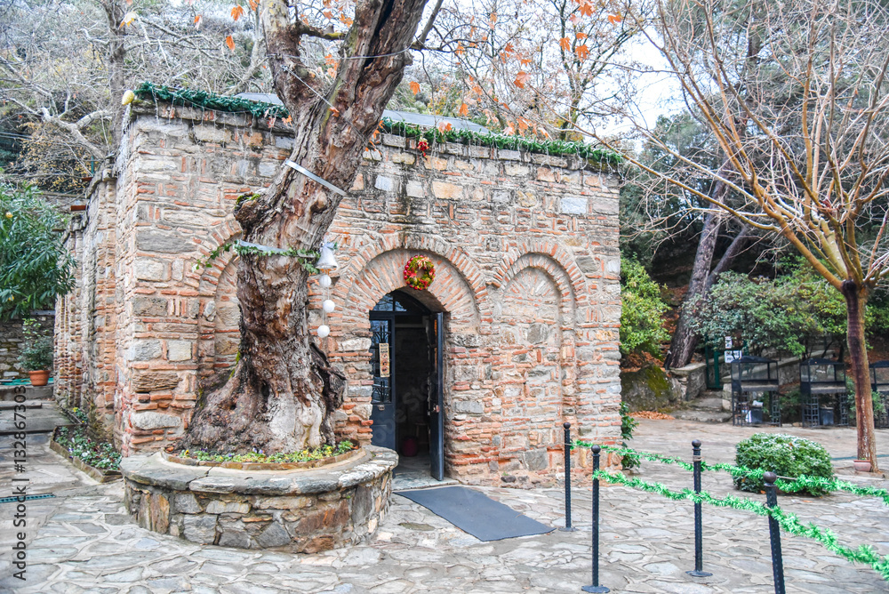 House of the Virgin Mary Near Ephesus, Turkey foto de Stock | Adobe Stock