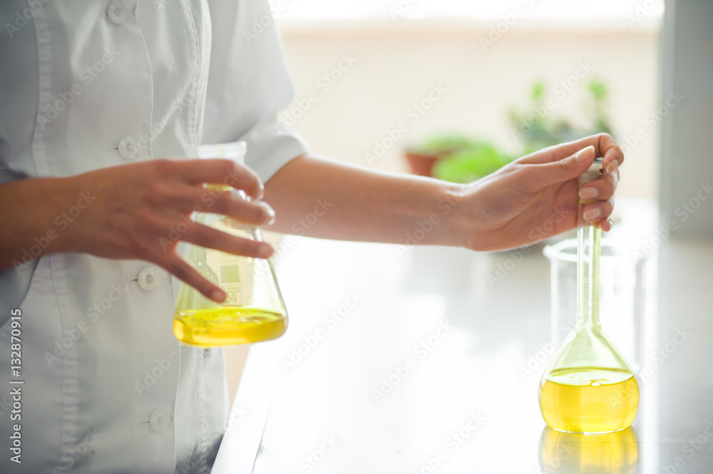 chemical laboratory. analysis. titration Stock Photo | Adobe Stock