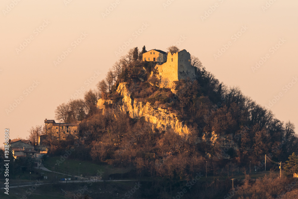 Castello di Canossa Stock Photo | Adobe Stock