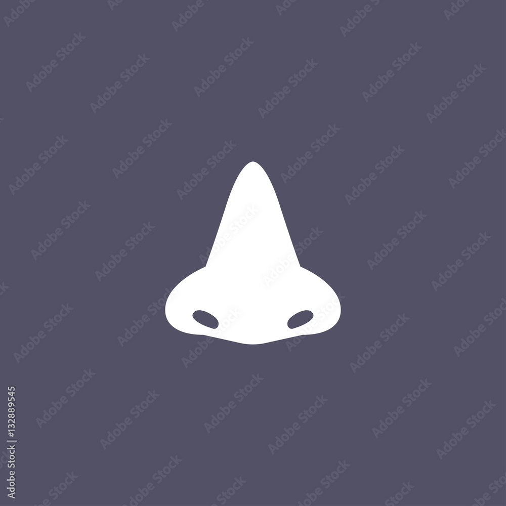 human nose icon Stock Vector | Adobe Stock