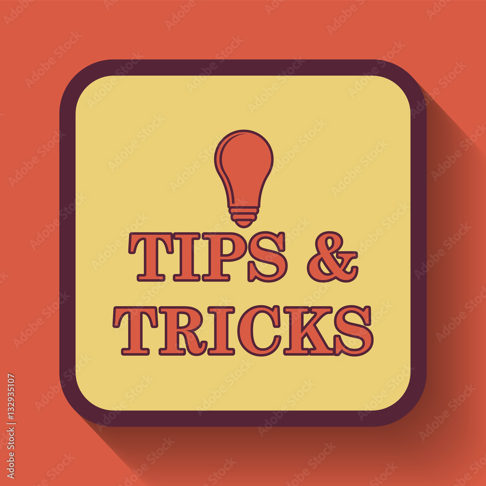 Tips and tricks icon Stock-Illustration | Adobe Stock