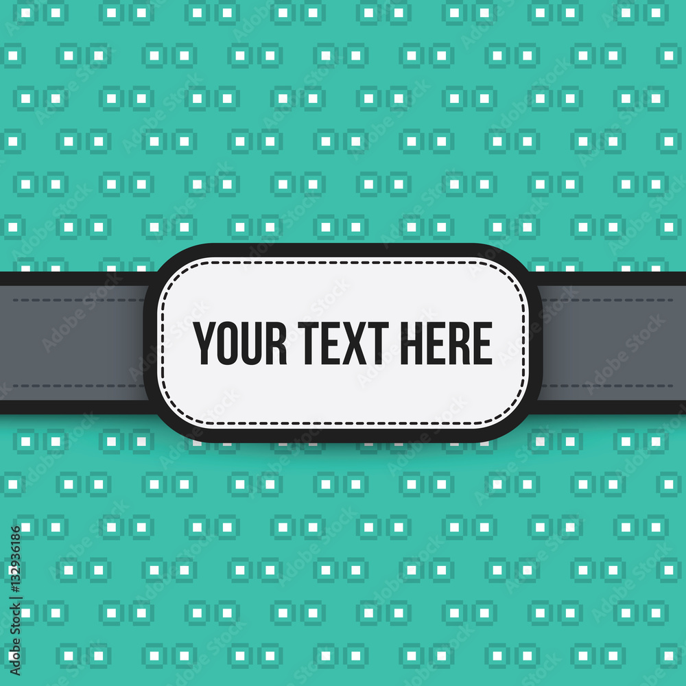 Text background with colorful pixelated pattern. Useful for ...