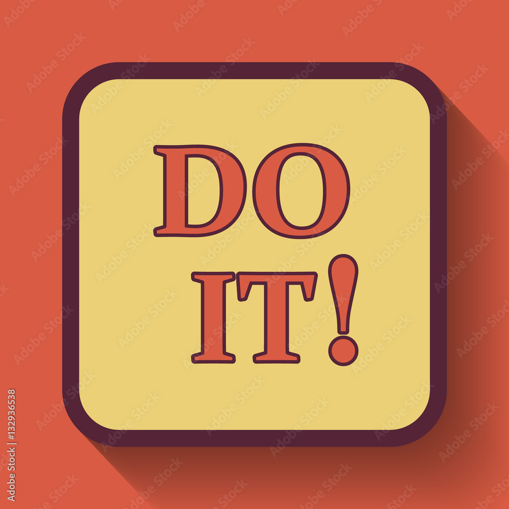 Illustrazione Stock Do it icon | Adobe Stock