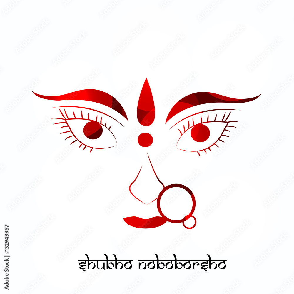 Bengali New Year background Stock Vector | Adobe Stock