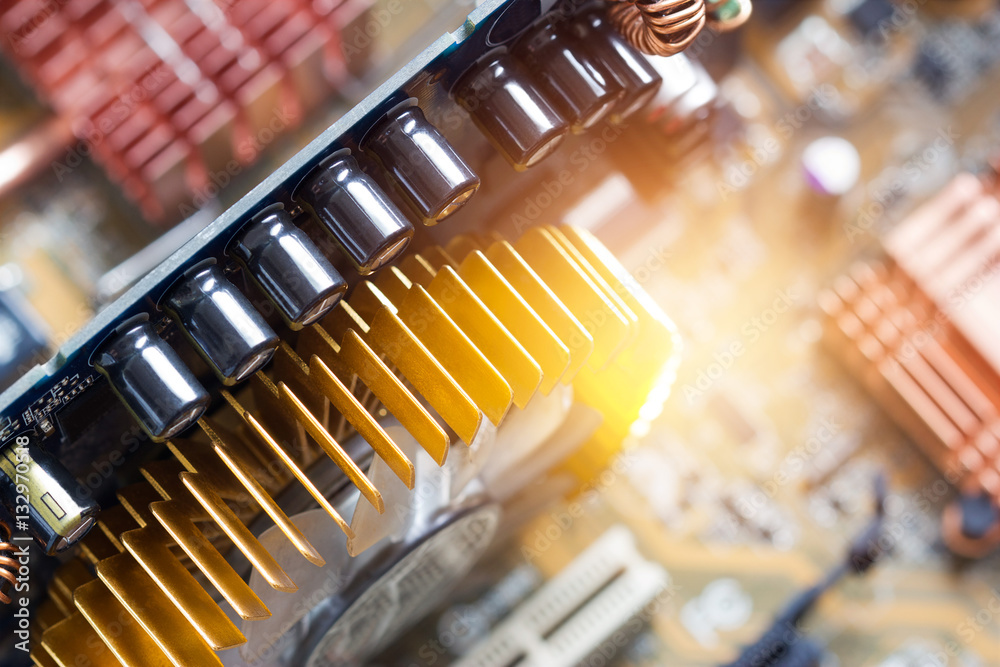 Poster Electronic circuit and computer mainboard – Wall Art | UkPosters