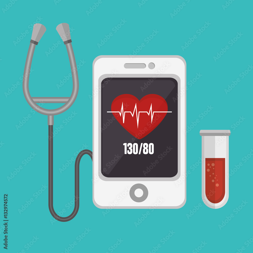 mobile health technology icon vector illustration design Stock Vector ...
