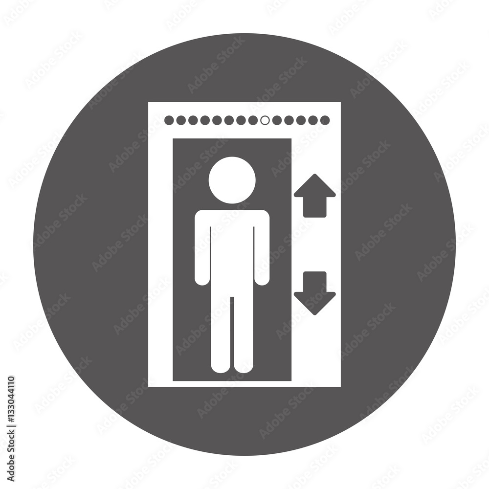 Vettoriale Stock elevator pictogram emblem icon image vector ...