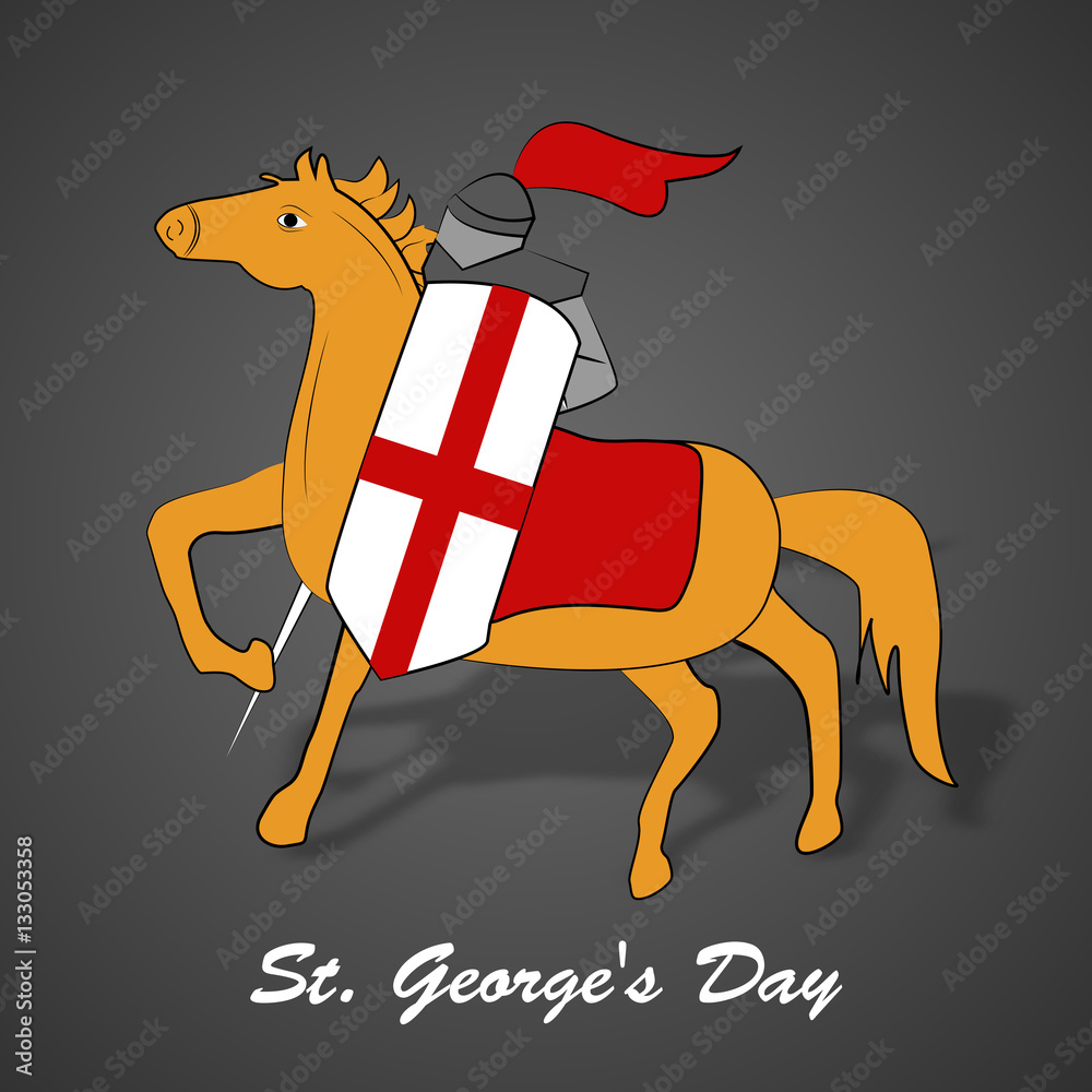 St. George Day background Stock Vector | Adobe Stock
