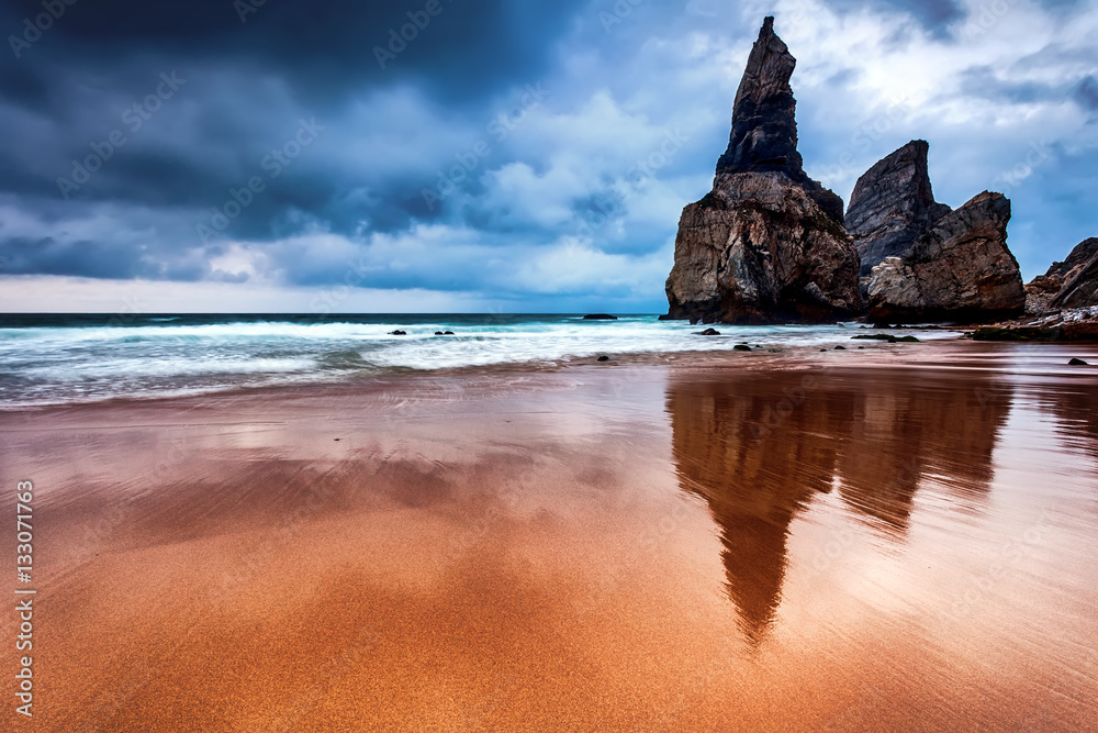 Cabo da Roca beach Stock Photo | Adobe Stock