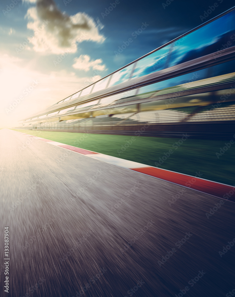 Empty Race Track Wallpaper