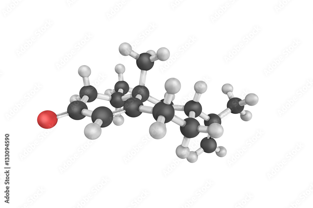 3d structure of Nootkatone, a natural organic compound and the m Stock ...