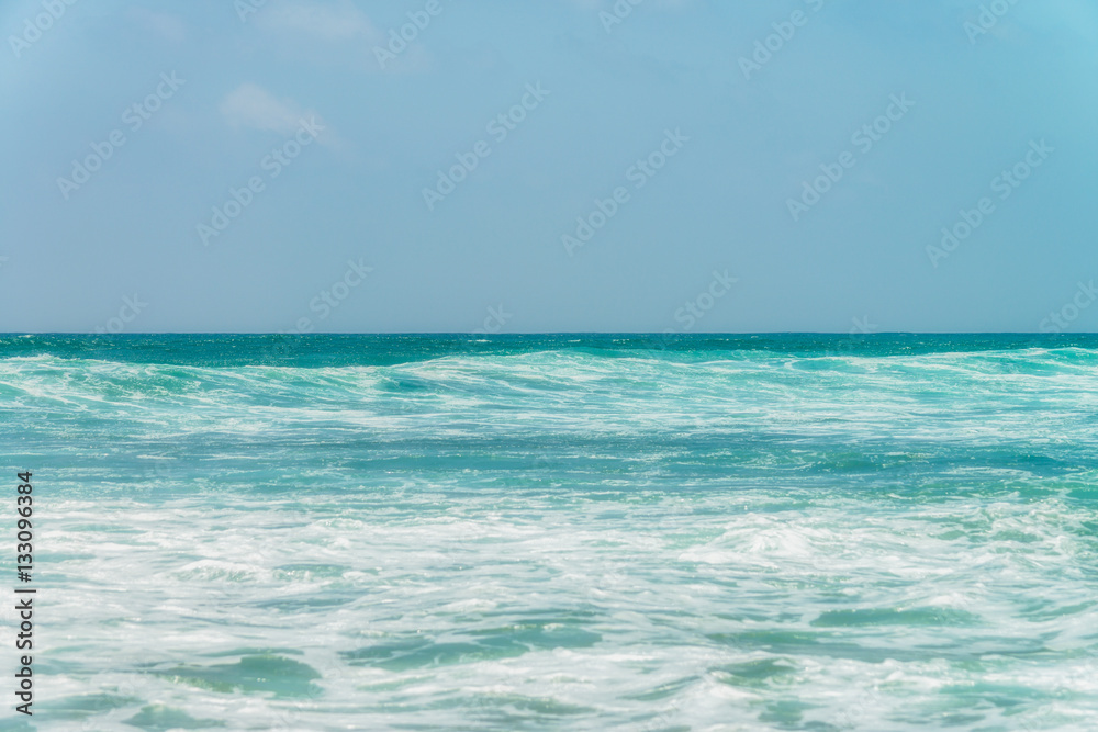 Sunny beach near Koggala - Sri Lanka The area famous for its distinct ...