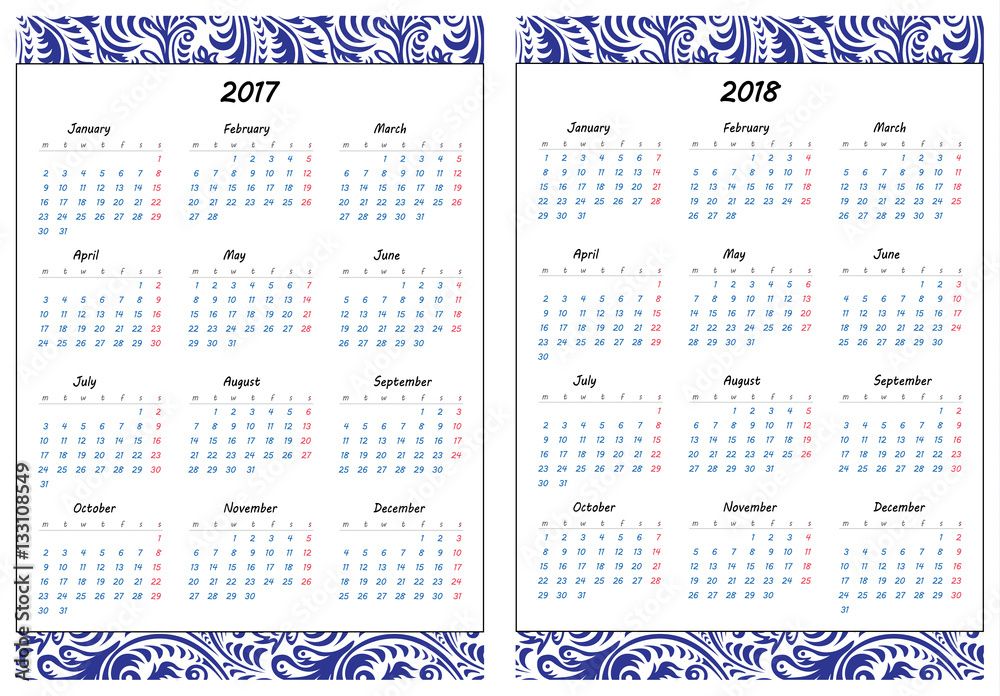 Set of pages template for daily planner. Printable, for scrapbooking ...