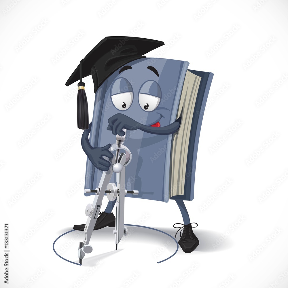 School mathematics textbook draw a circle pair of compasses on formula ...