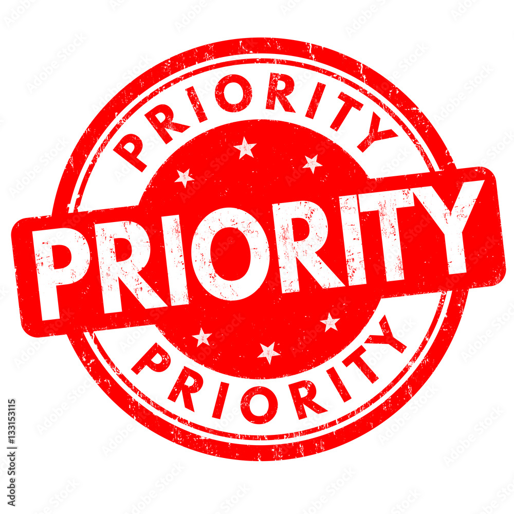 Priority sign or stamp Stock Vector | Adobe Stock