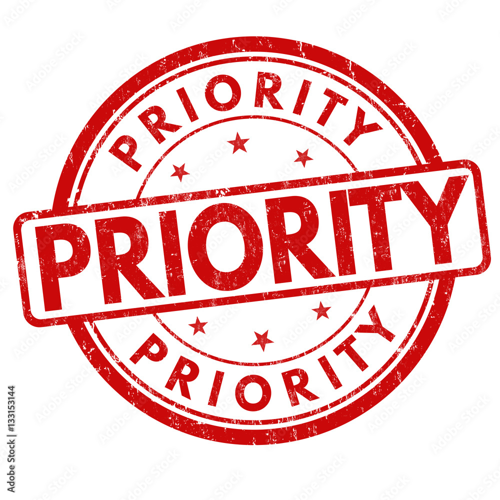 Priority sign or stamp Stock Vector | Adobe Stock