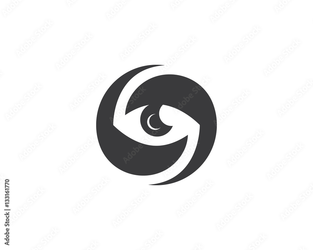 Eye Logo Stock Vector | Adobe Stock