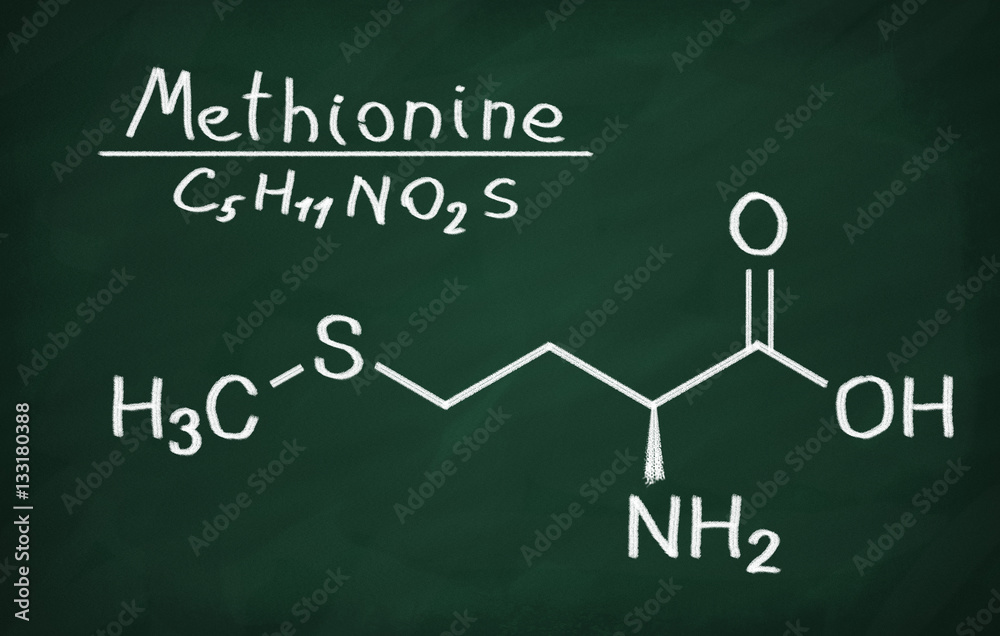 Structural model of Methionine Stock Photo | Adobe Stock