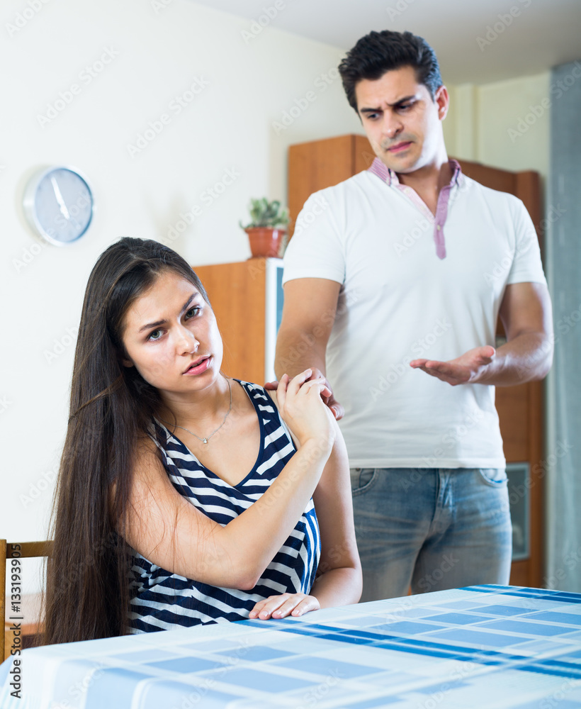 Spouses trying to put things right Stock Photo | Adobe Stock