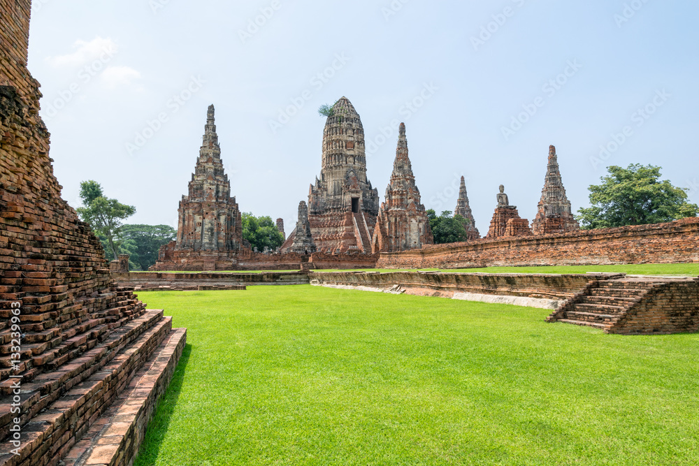 Wat Chaiwatthanaram is ancient buddhist temple, famous and major ...