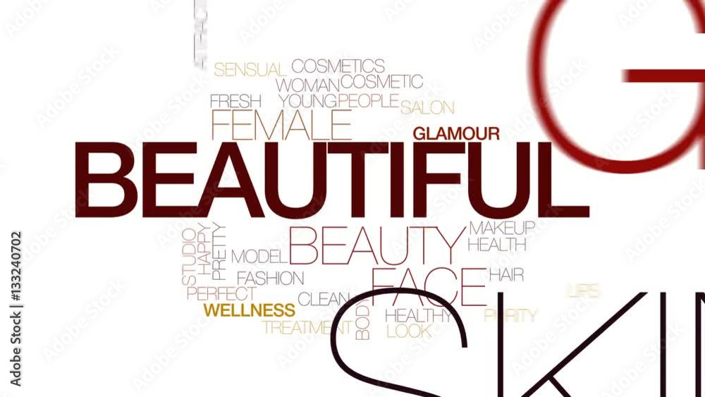 Beautiful animated word cloud. Kinetic typography. Stock Video | Adobe ...