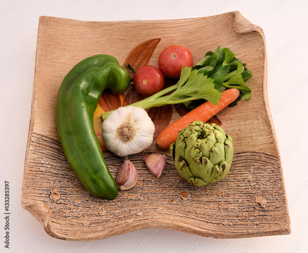 Condimentos. Vegetales recogidos para condimentar o cocinar. Stock ...