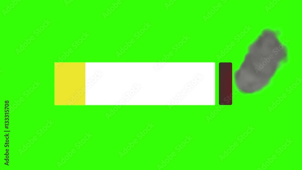 cigarette smoke green screen chroma key Stock Video | Adobe Stock