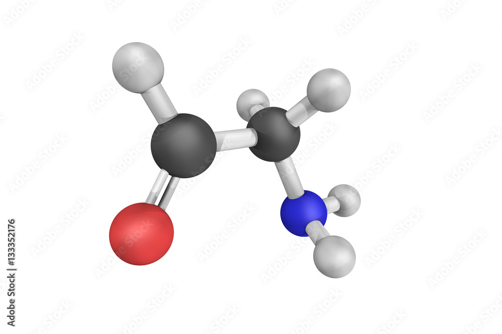 Aminoacetaldehyde, also known as Acetaldehyde. Molecular formula Stock ...