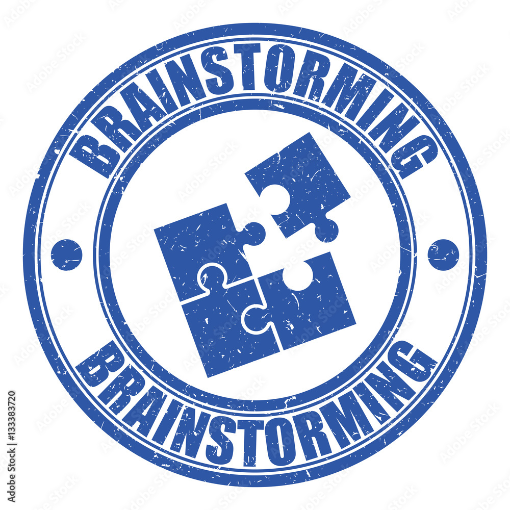 Vecteur Stock Logo brainstorming. | Adobe Stock