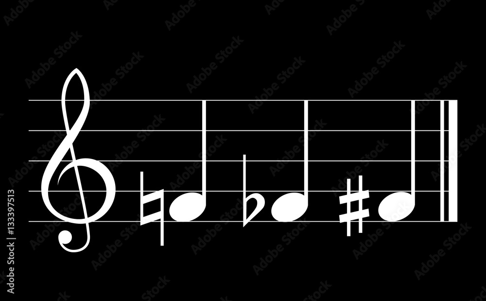 Flat Music Symbol