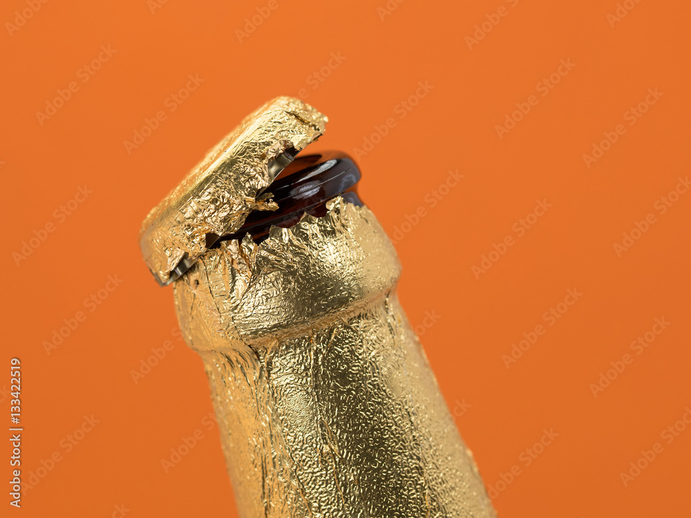 Geöffnete Bierflasche, Beer bottle Stock Photo | Adobe Stock