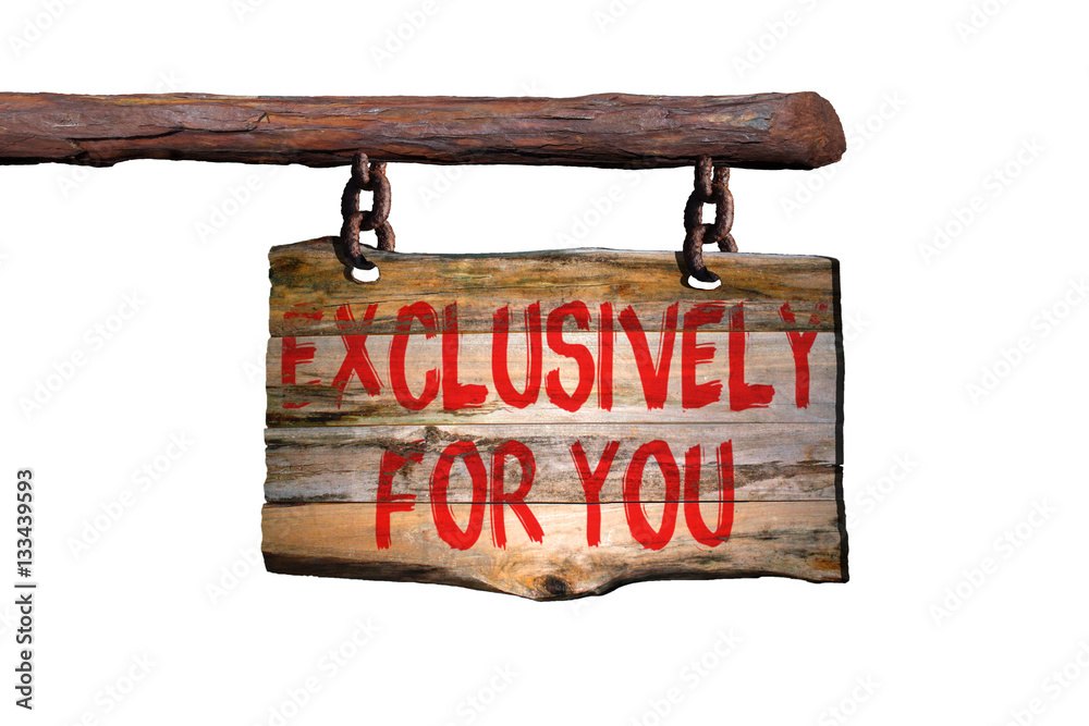 Exclusively for you Stock-Foto | Adobe Stock