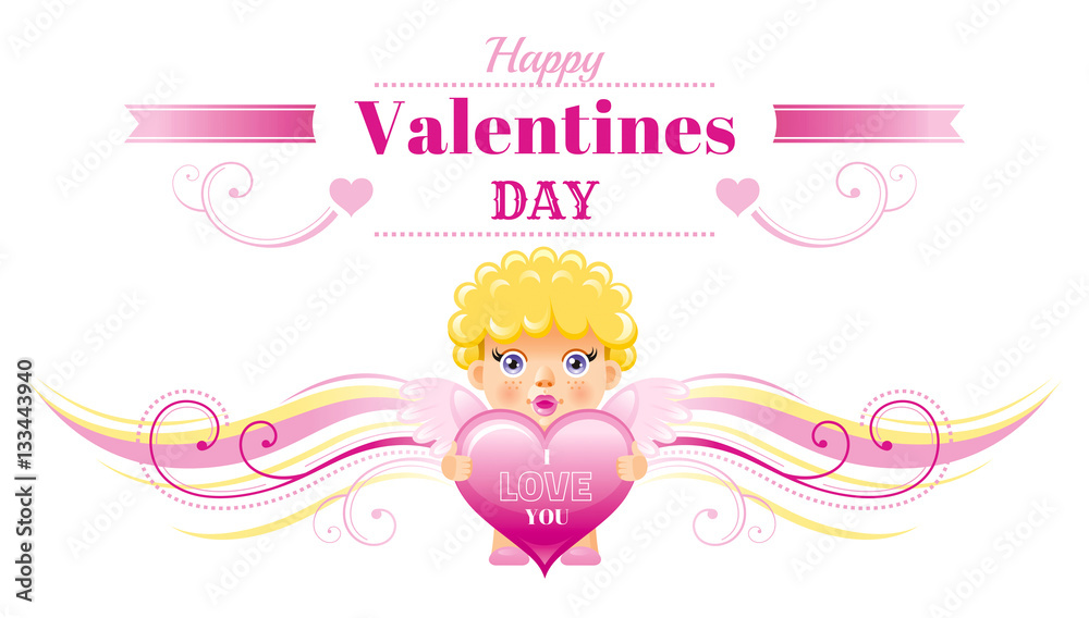 Valentine Cupid Borders