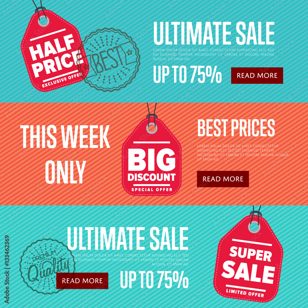 This Week Only Sale Signs