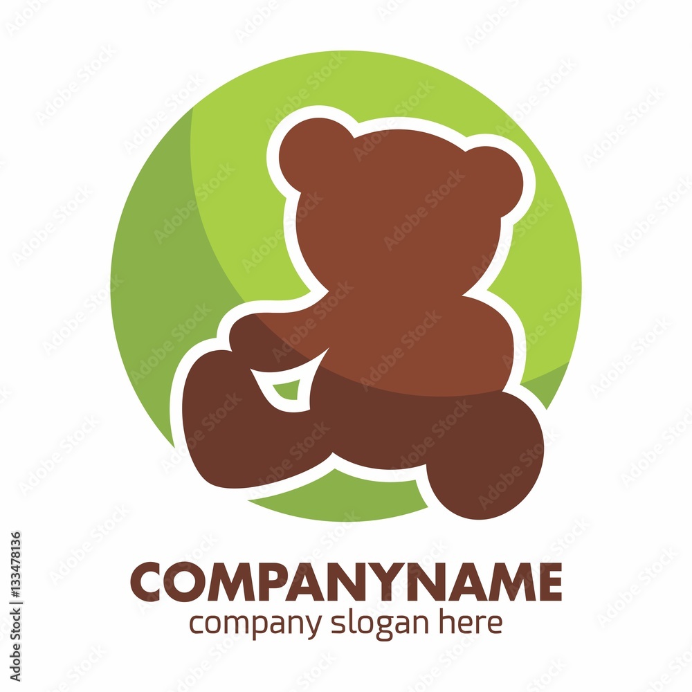 Teddy Bear Logo Design