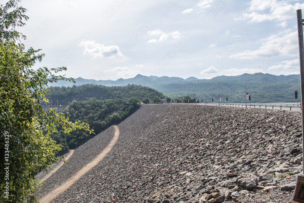 The Srinagarind Dam is an embankment dam in Kanchanaburi Province ...