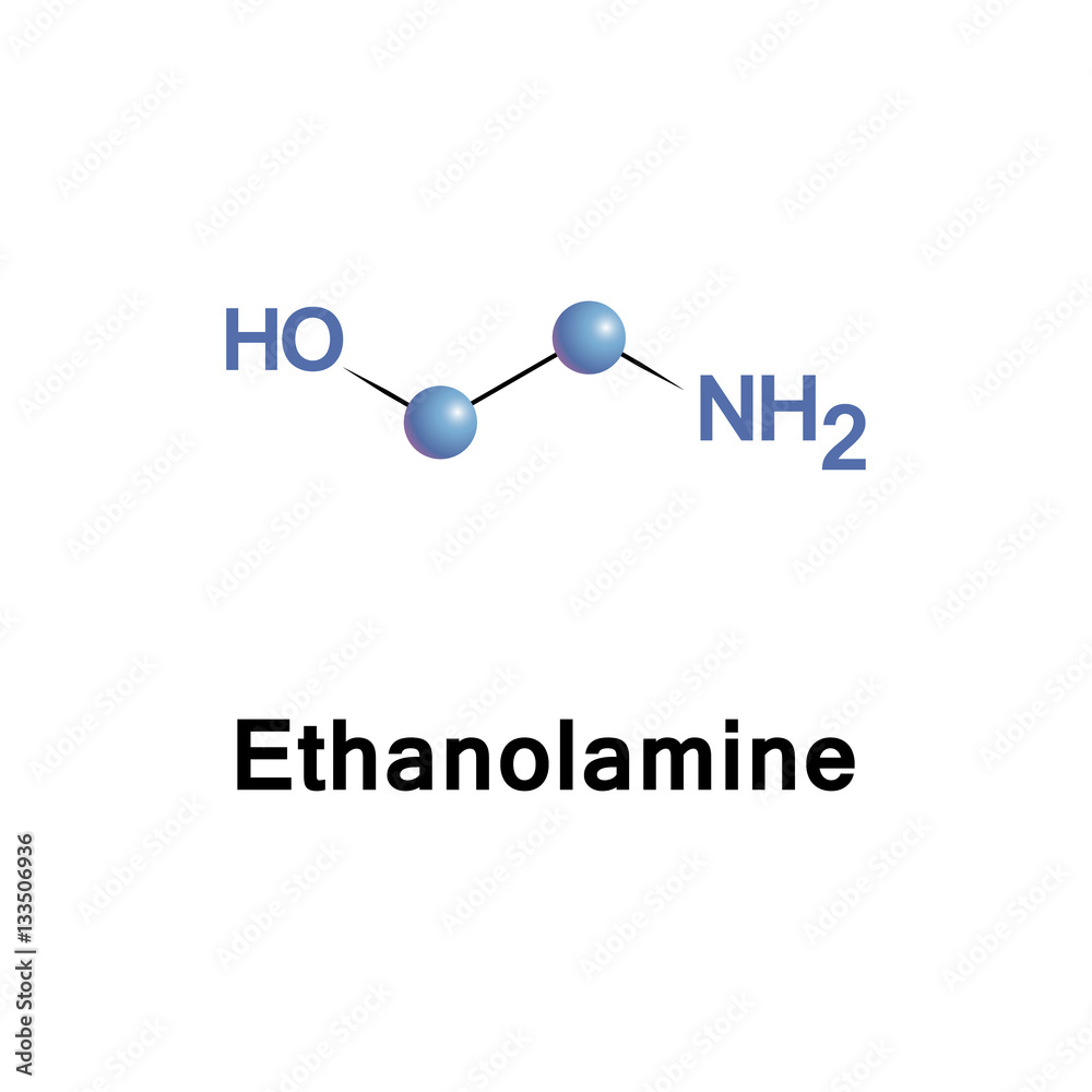 Ethanolamine is an organic chemical compound. The molecule is both a ...