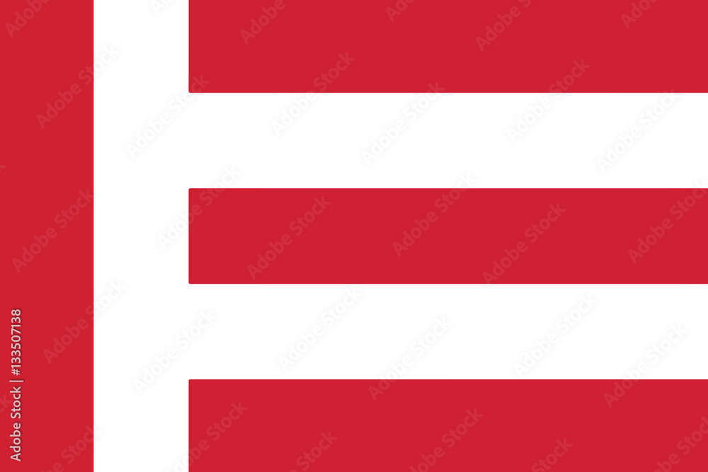 Flag of Eindhoven, Netherlands. Vector Format Stock-Vektorgrafik ...