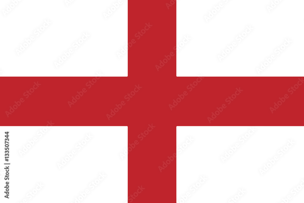 Flag of Genoa, Italy. Vector Format Stock Vector | Adobe Stock