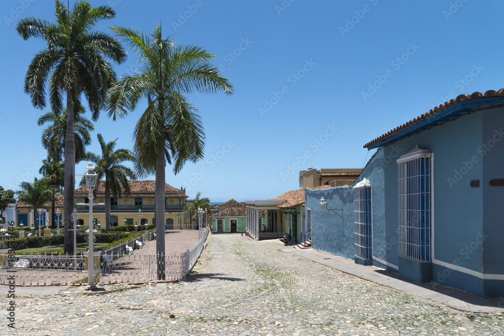 Kuba,Trinidad; " Plaza Mayor " , der wohl bekannteste Platz in Kuba ...