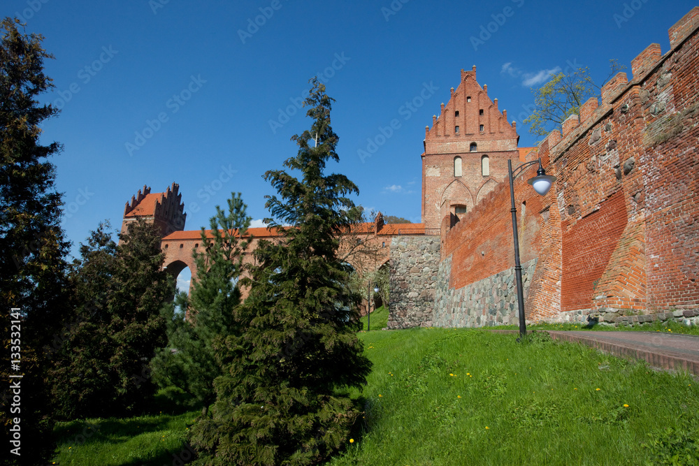 Zamek w Kwidzynie, Polska, The castle in Kwidzyn, Poland Stock Photo ...