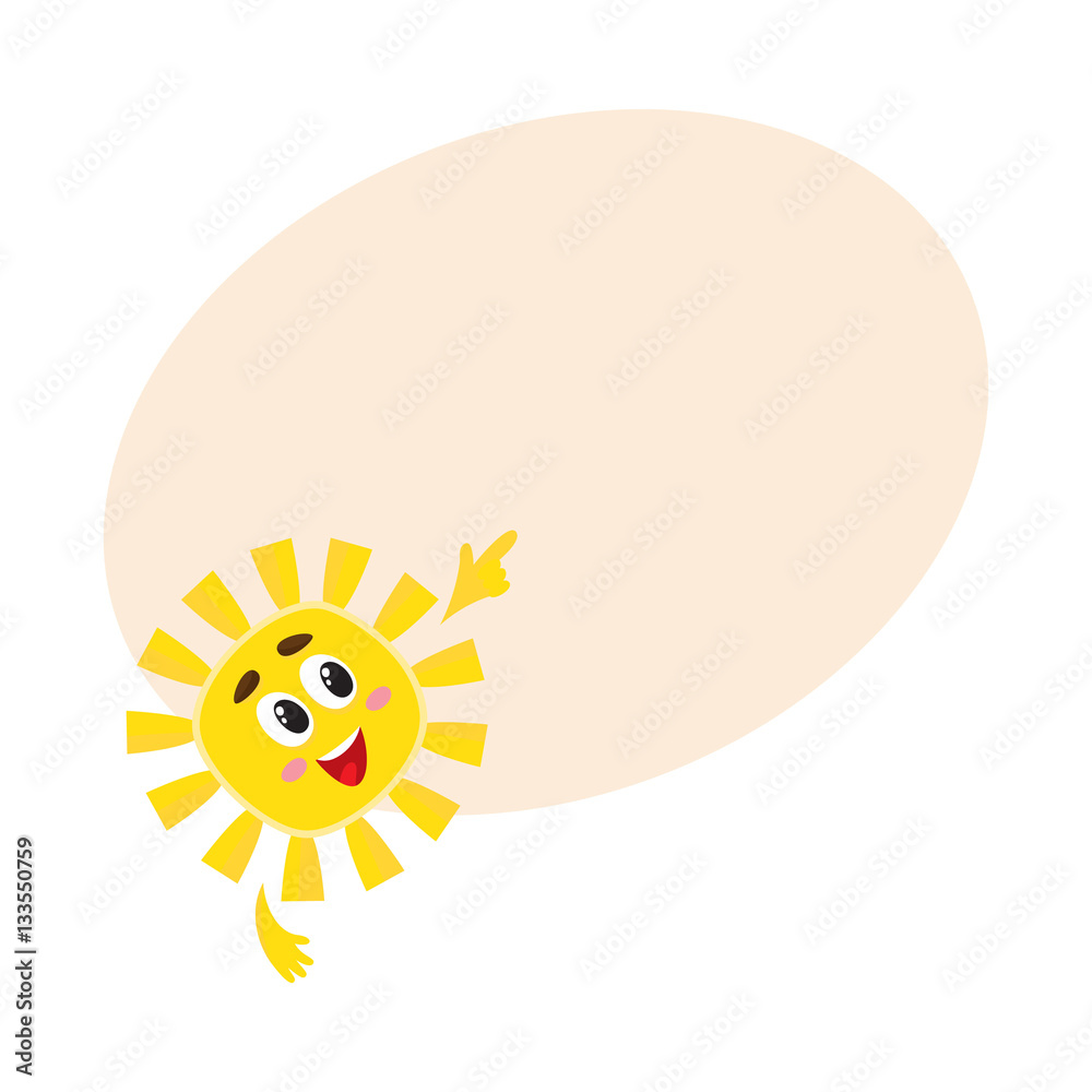 Sun Character Symbol