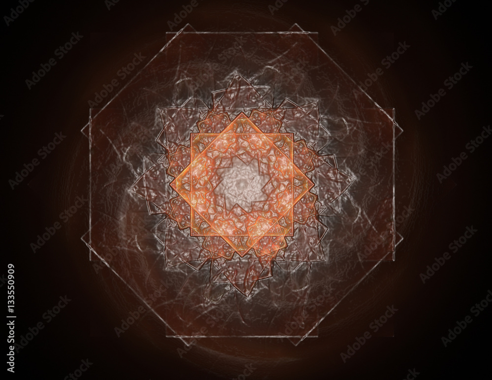 Geometry of Space series. Visually attractive backdrop made of c Stock ...